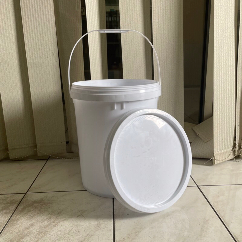 Jual Ember plastik 20 liter Pail 20 liter (25KG) Untuk CAT/MAKANAN ...