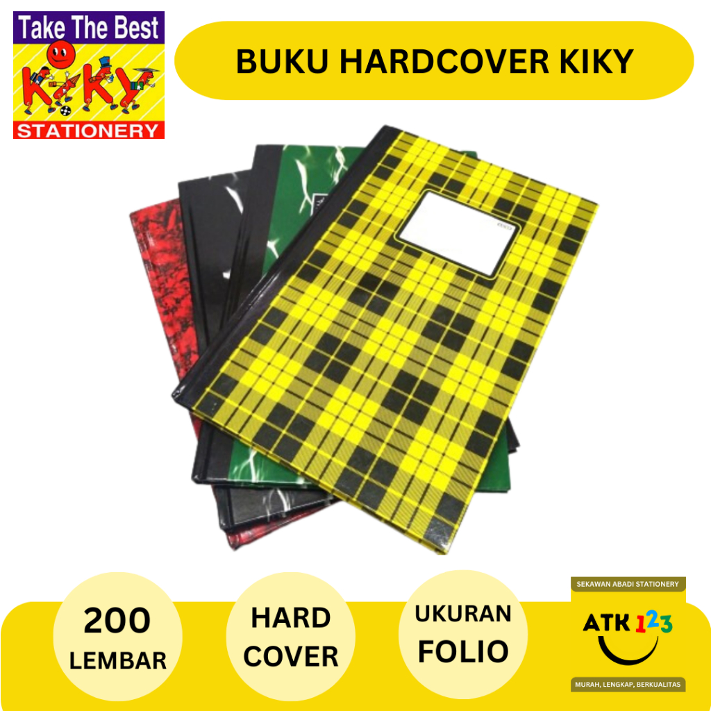 Jual Buku Hardcover Folio Merk Kiky Isi 100 Lembar | Shopee Indonesia