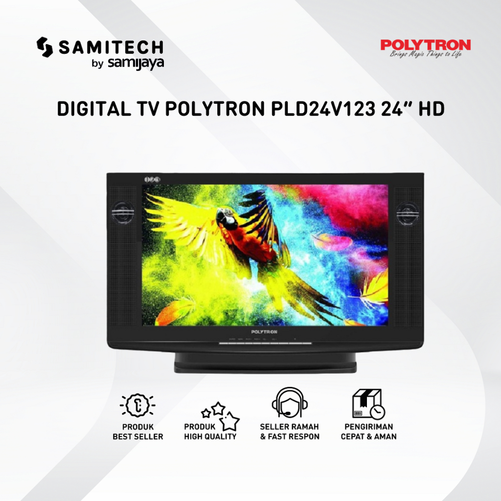 Jual TV SEMI TABUNG POLYTRON PLD24V123 / PLD 24V123 DIGITAL TV 24 ...