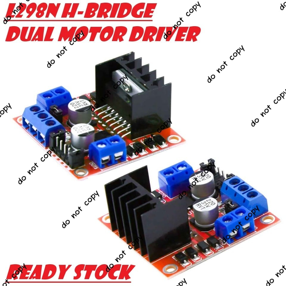Jual L298N Dual Motor Driver Module L298 H-Bridge Dual Motor L298N ...