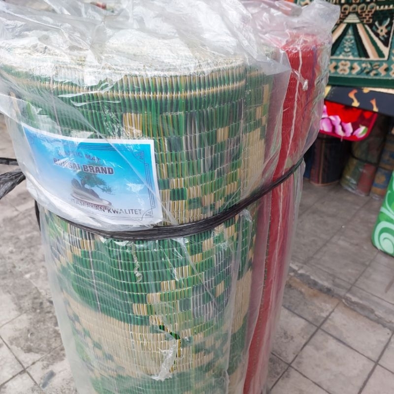 Jual Tikar Plastik Rumput 3x6 Lipat Cap Bonsai Brand | Shopee Indonesia