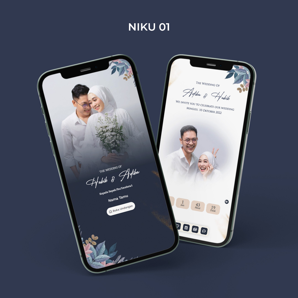 Jual Undangan Digital Website Pernikahan Premium | Undangan Digital Web ...