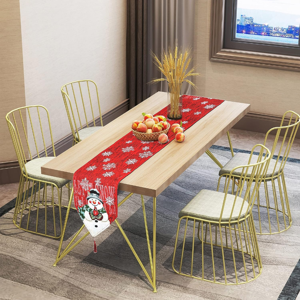 Jual Table Runner Natal (Taplak Meja Natal) 250cm Motif Natal Dekorasi ...