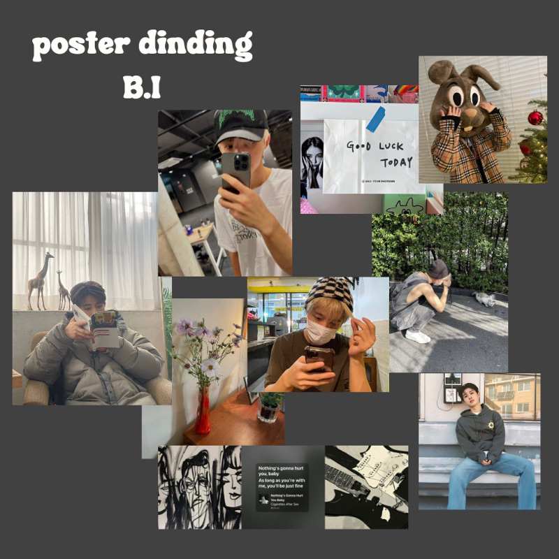 Jual Poster dinding B.I Hanbin | Shopee Indonesia