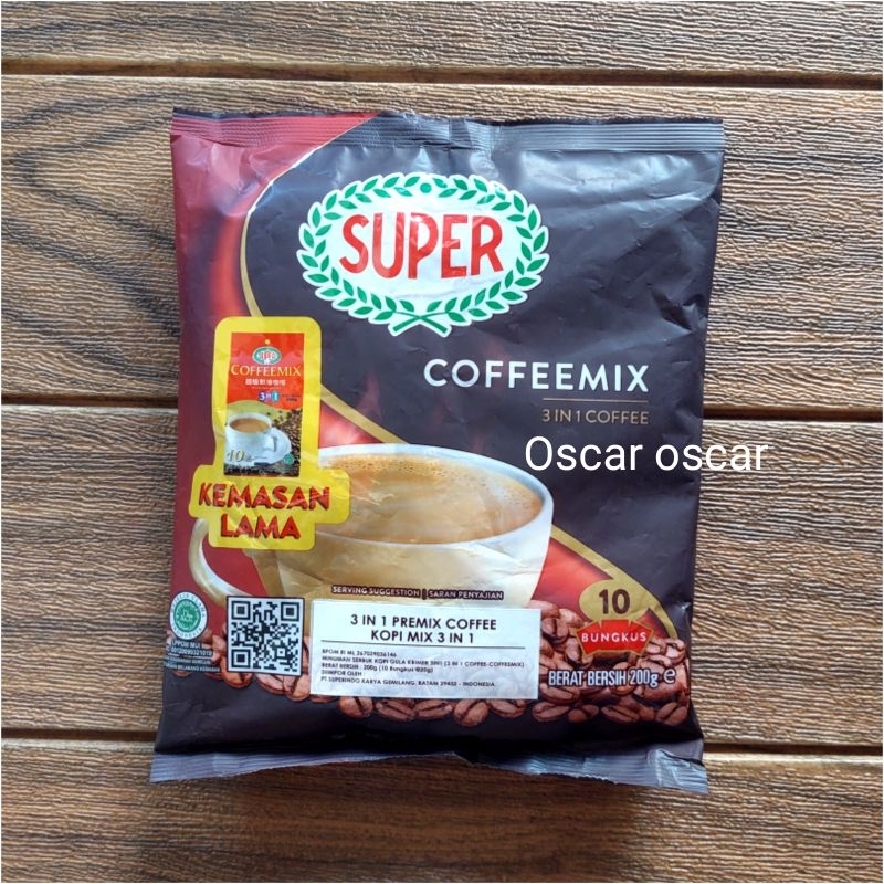 Jual Super Coffeemix 200g MINI PACK isi 10 bungkus 3in1 coffee kopi ...