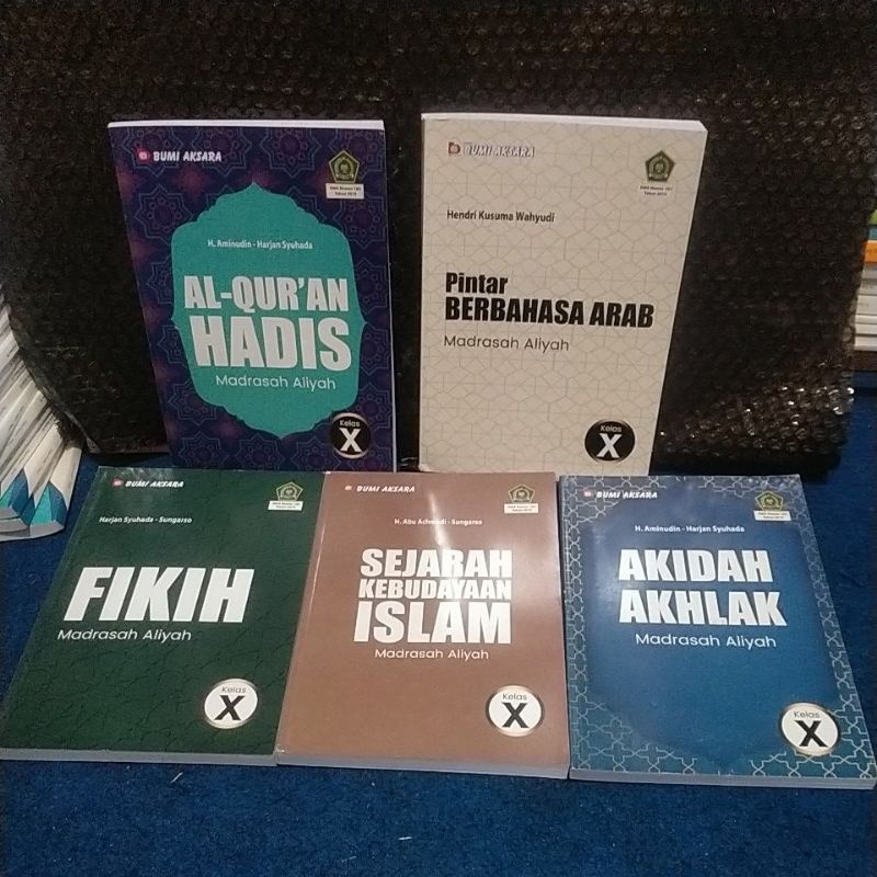 Jual Buku Paket Alquran Hadis pintar bahasa Arab fiqih Sejarah Kebudayaan Islam akidah akhlak ...