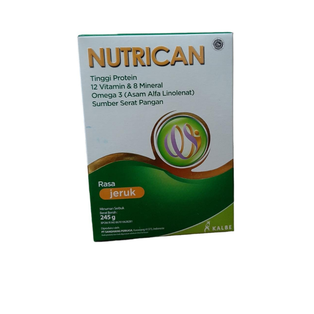 Jual Nutrican 245 gram Rasa Pisang, Stroberi, dan Jeruk Minuman serbuk tinggi protein | Shopee ...