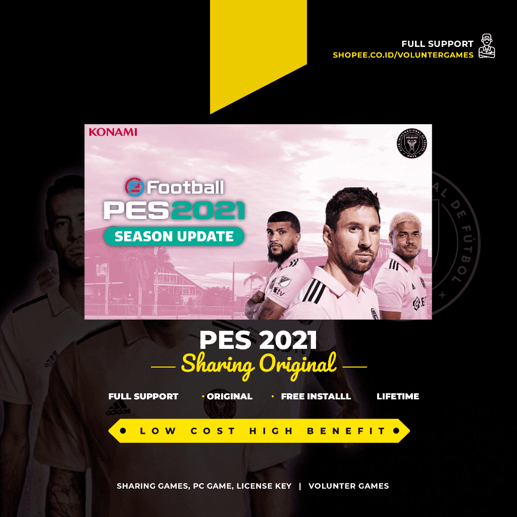 Jual EFOOTBALL PES 2021 PC ORIGINAL + LATEST UPDATE | Shopee Indonesia