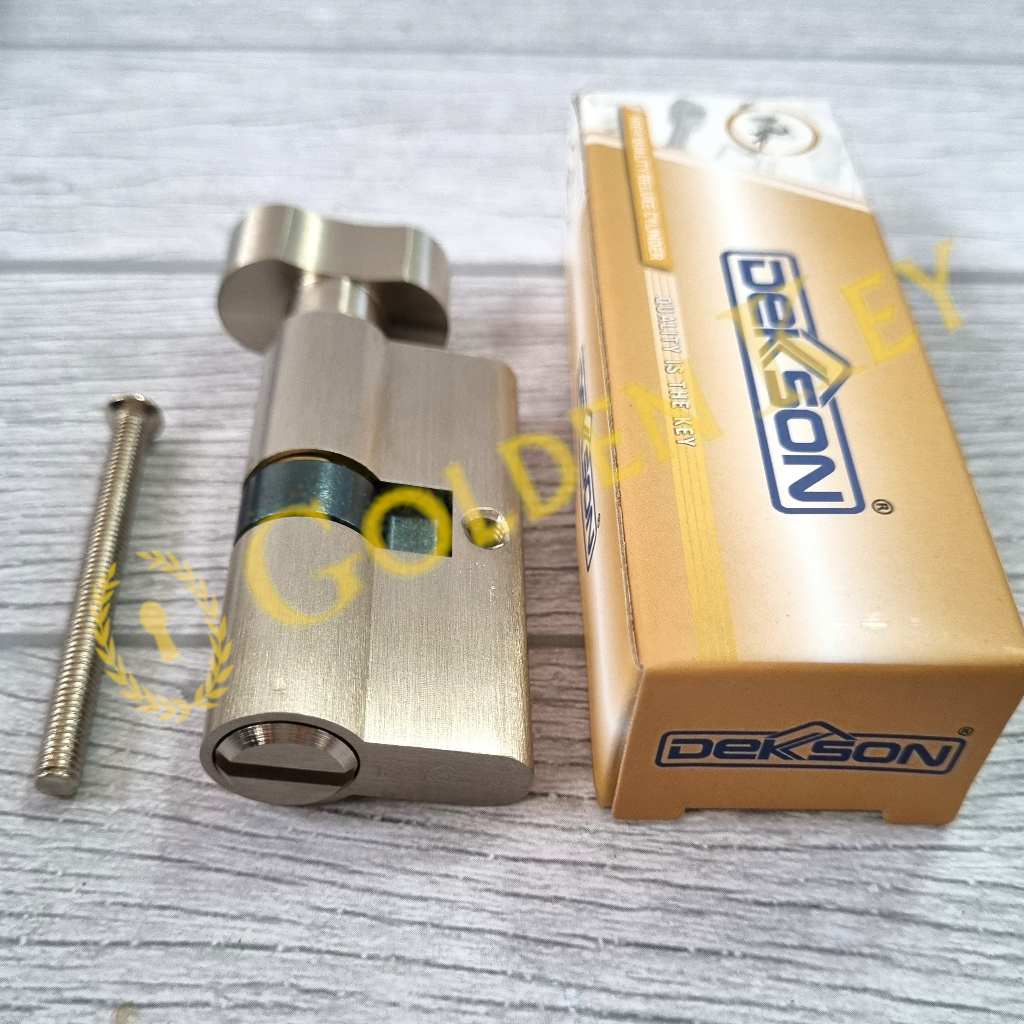 Jual Kunci Pintu Kayu Knob Putar 70MM Silinder Cylinder Dekkson Dekson CYL BK DL 70 MM SN ...
