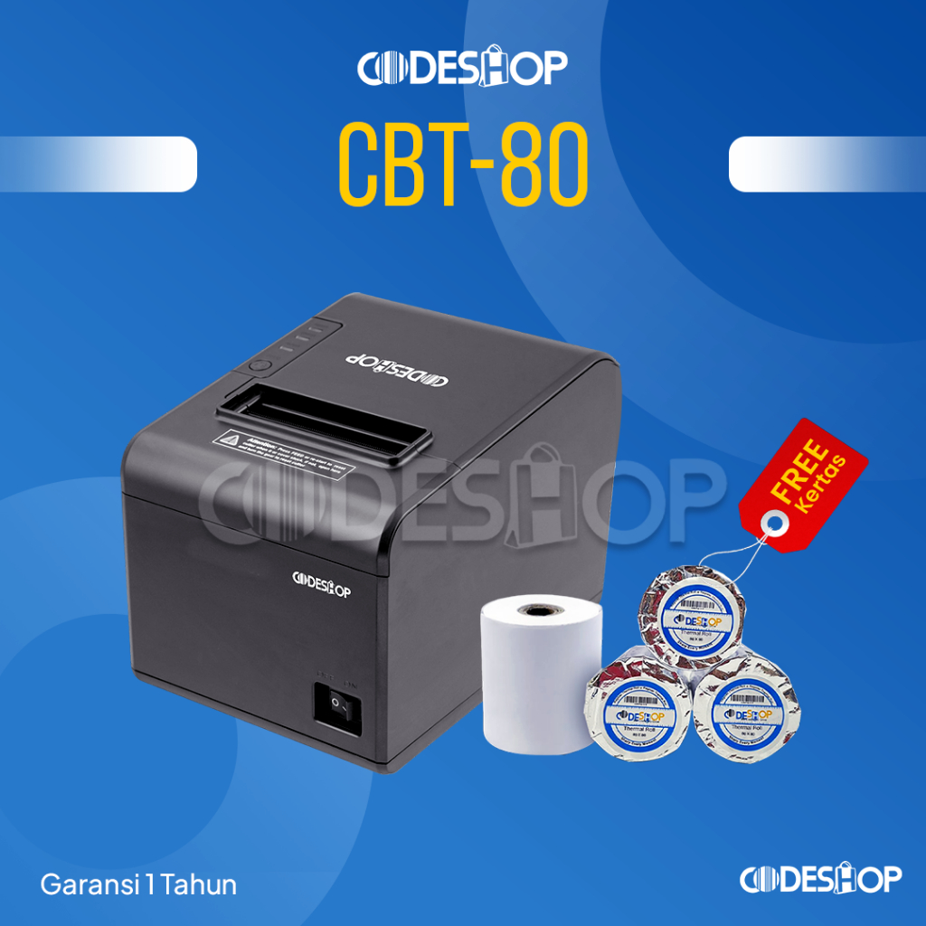 Jual Printer Thermal CODESHOP CBT 80 Printer Struk Kasir 80mm USB ...