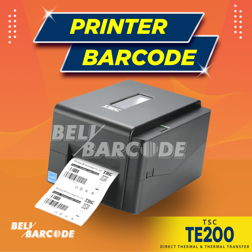 Jual Printer Label TSC TE200 Cetak Stiker Barcode Ribbon Gulungan Besar ...