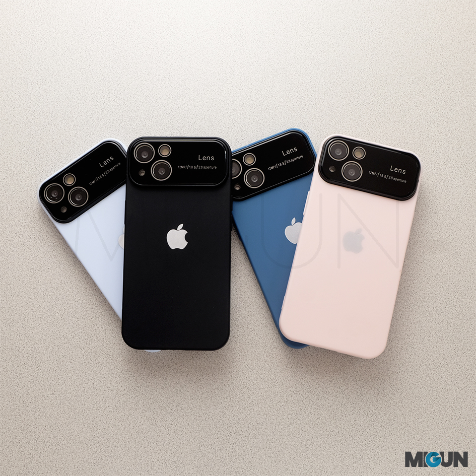 Jual (1) Wide Camera Lens Protector Matte Silicone Case iPhone XR 11 12 ...