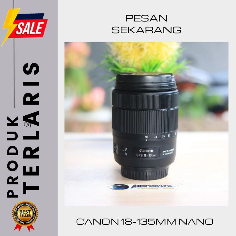 Jual LENSA CANON NANO SAPUJAGAT EF-S 18 -135MM IS USM NANO SIAP PAKAI | Shopee Indonesia
