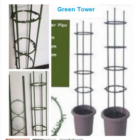 Jual Penyangga Tanaman Green Tower 90cm dengan 4Pipa | Shopee Indonesia