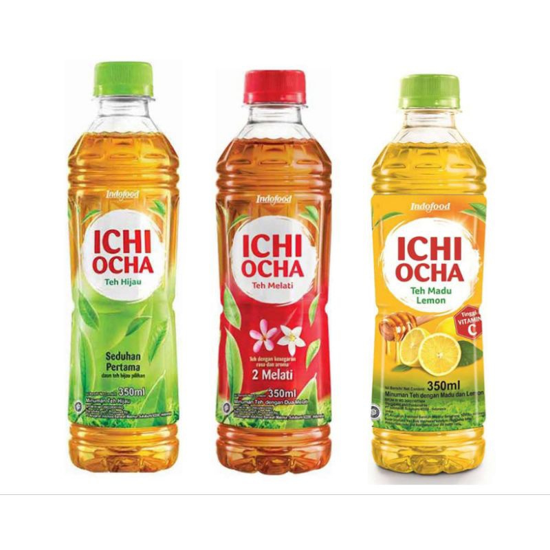 Jual Ichi Ocha minuman tea teh green lemon melati 350ml | Shopee Indonesia