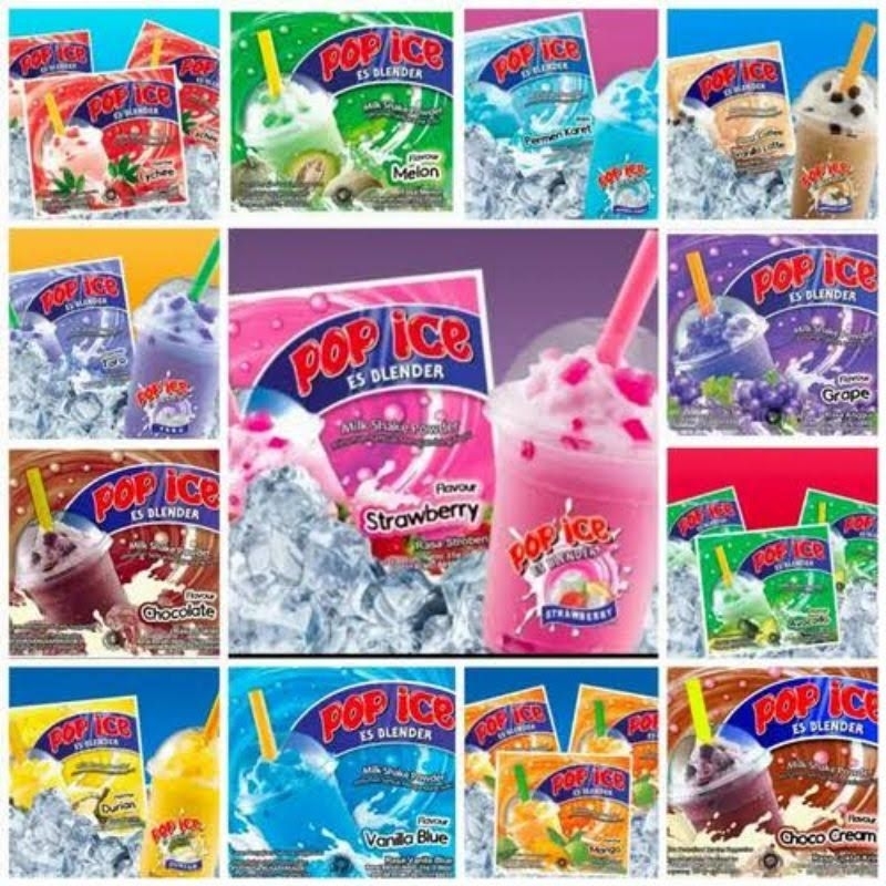 Jual POP ICE ALL VARIAN RENCENG | Shopee Indonesia