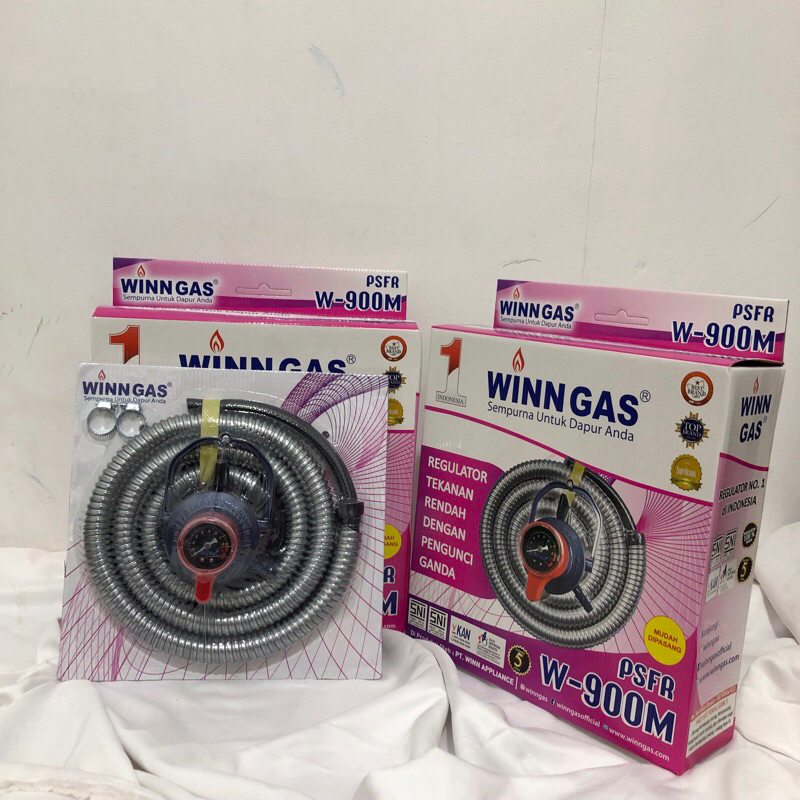 Jual Winn Gas Selang Regulator WIN W900 ( SELANG + REGULATOR) | Shopee ...