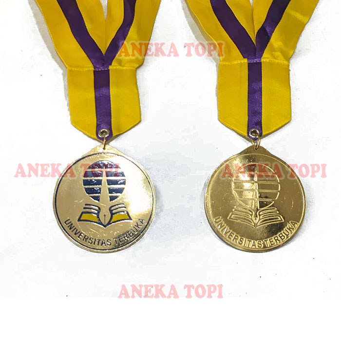 Jual Medali Wisuda Logo Universitas Terbuka Medali UT Medali Kelulusan UT - Aneka Topi | Shopee ...