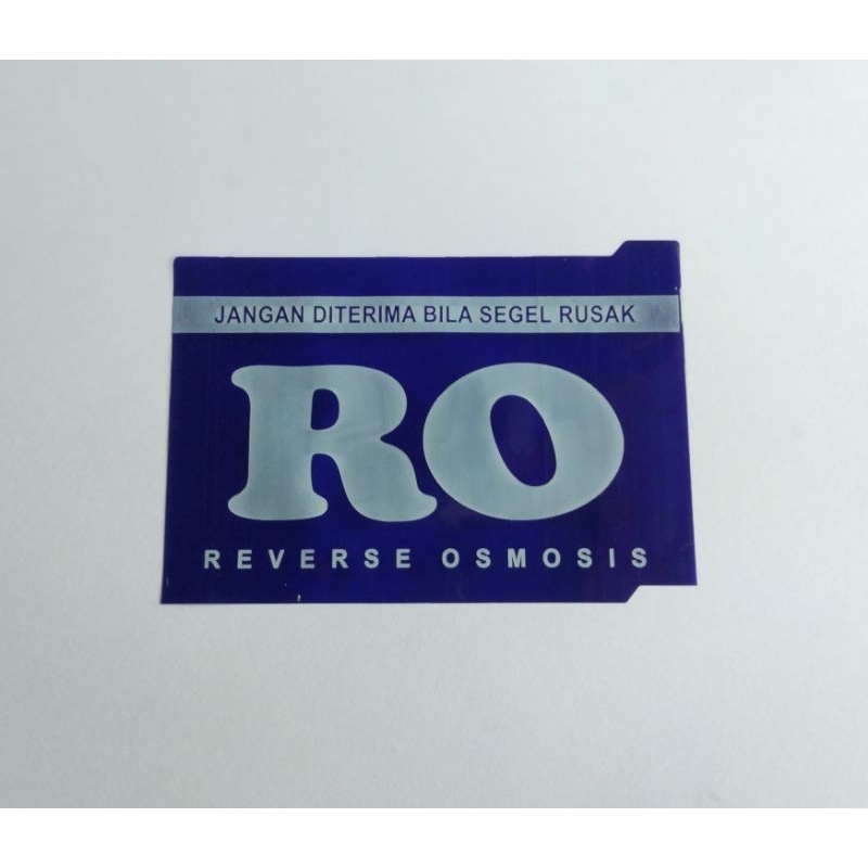 Jual SEGEL GALON RO BIRU DONGKER 200 PCS (TULISAN PUTIH) | Shopee Indonesia