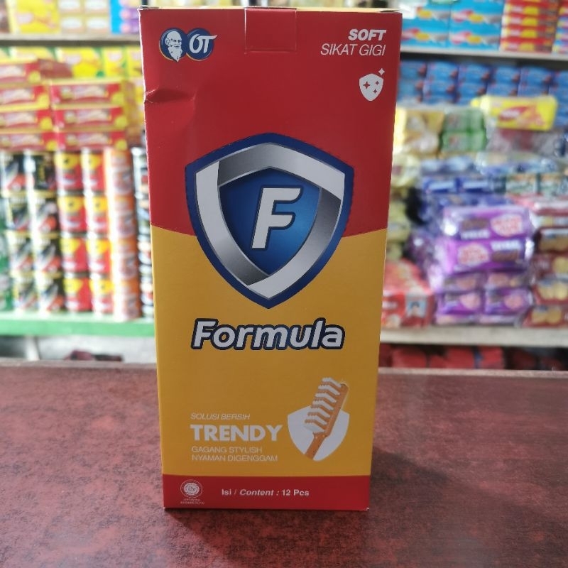 Jual Sikat gigi Formula Trendy Soft ( isi 12 pcs) | Shopee Indonesia