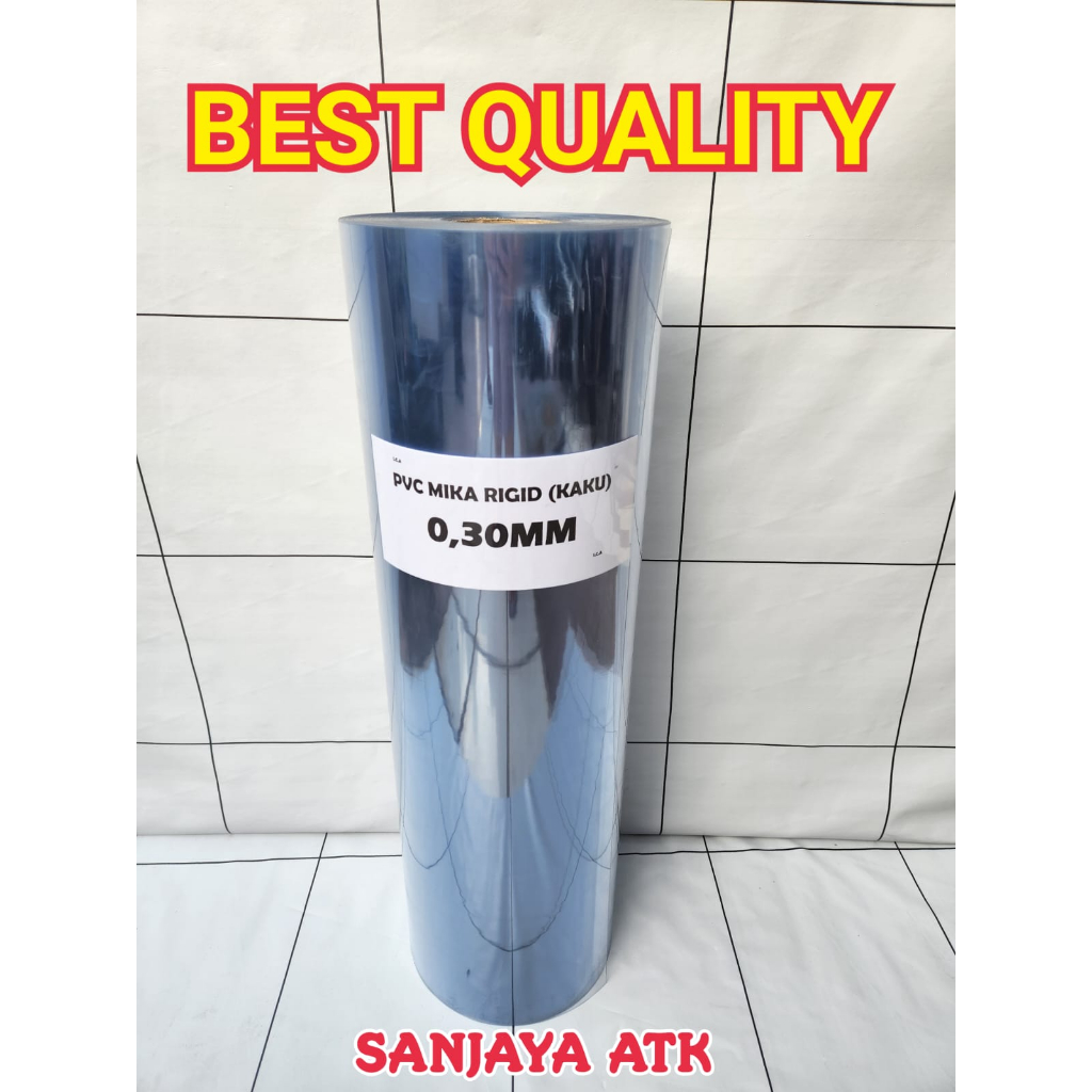 Jual MIKA KAKU BENING PVC PER ROLL TEBAL 0.30MM | Shopee Indonesia