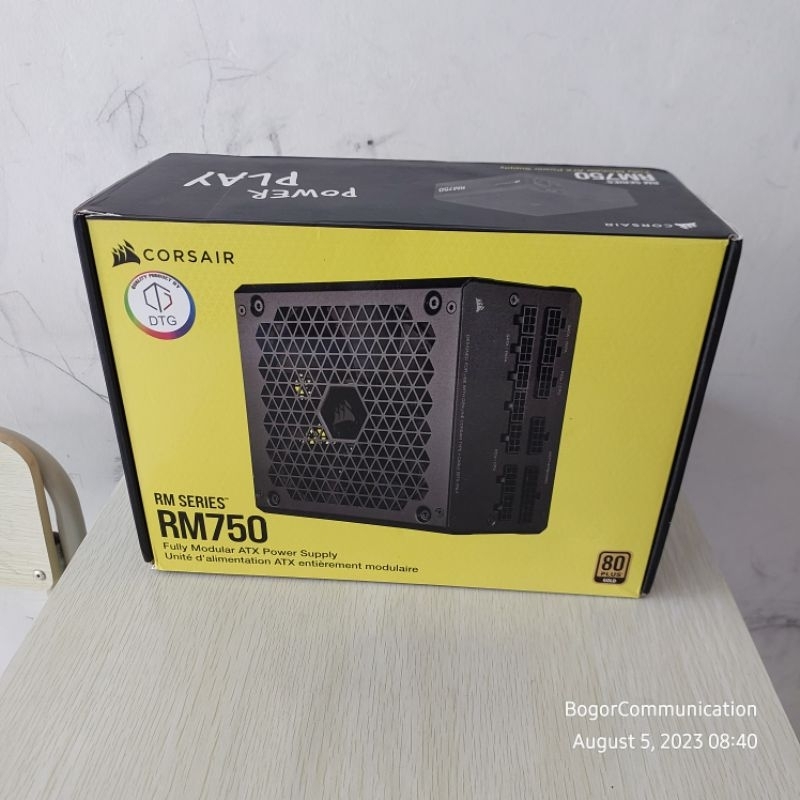 Jual PSU Corsair RM750 Modular Power Supply Pure 80+ Gold 750W | Shopee ...