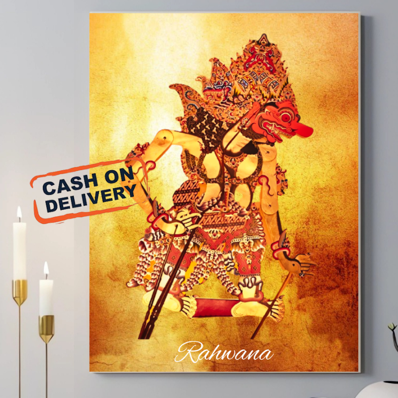 Jual Poster Wayang Kulit Rahwana Untuk Hiasan Dinding Dan Wall Dekor ...