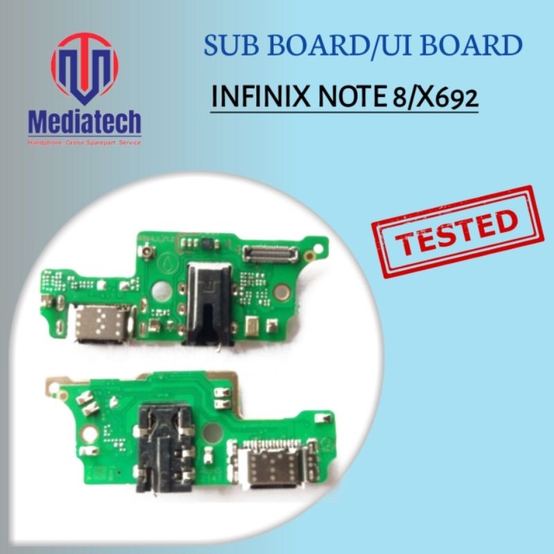 Jual SUB BOARD/UI BOARD/PAPAN KONEKTOR INFINIX NOTE 8/X692 ORIGINAL ...