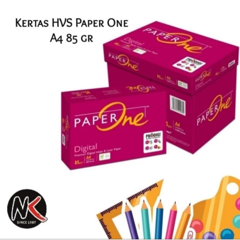 Jual Kertas HVS A4 80gr Paper One/Kertas Print/Kertas Fotocopy | Shopee Indonesia