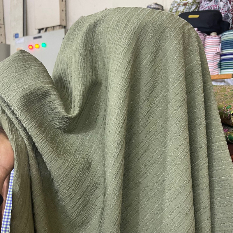 Jual kain crinkle/cey cerry crinkle,ladycrush,kerut lecek spandex(harga ...