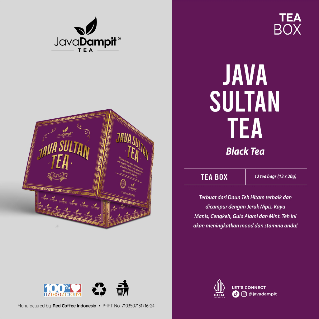 Jual JAVA SULTAN TEA / TEA BOX | Shopee Indonesia