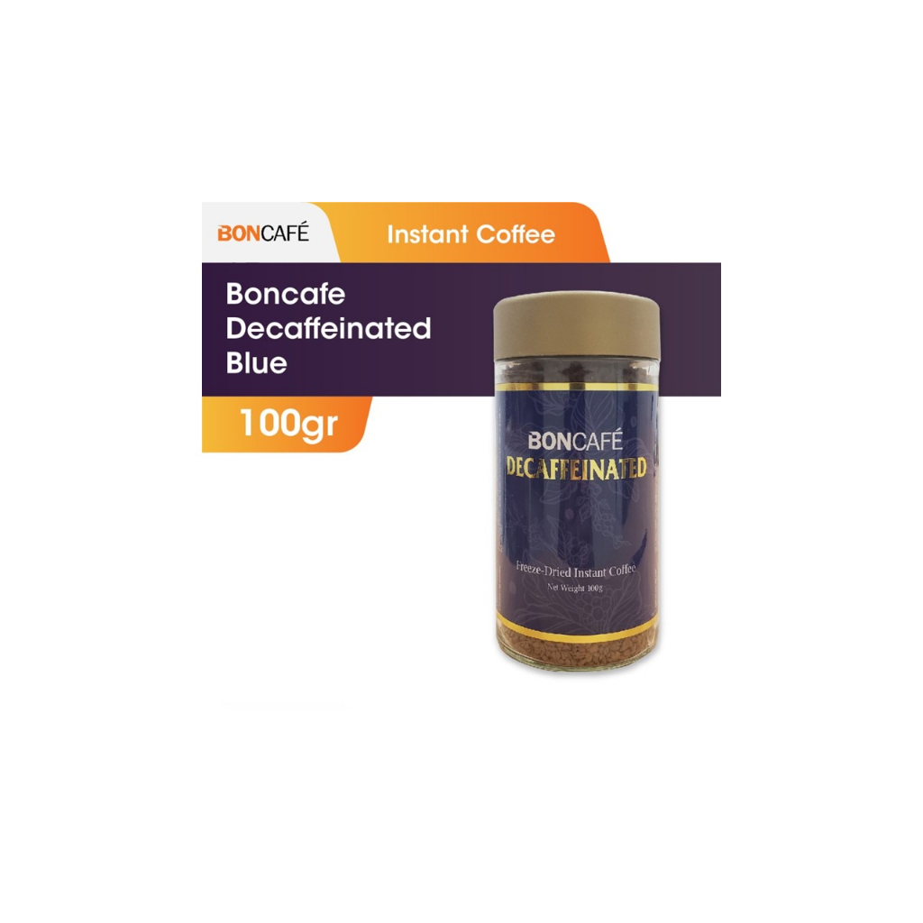 Jual Boncafe Decaffeinated Blue 100gr | Shopee Indonesia
