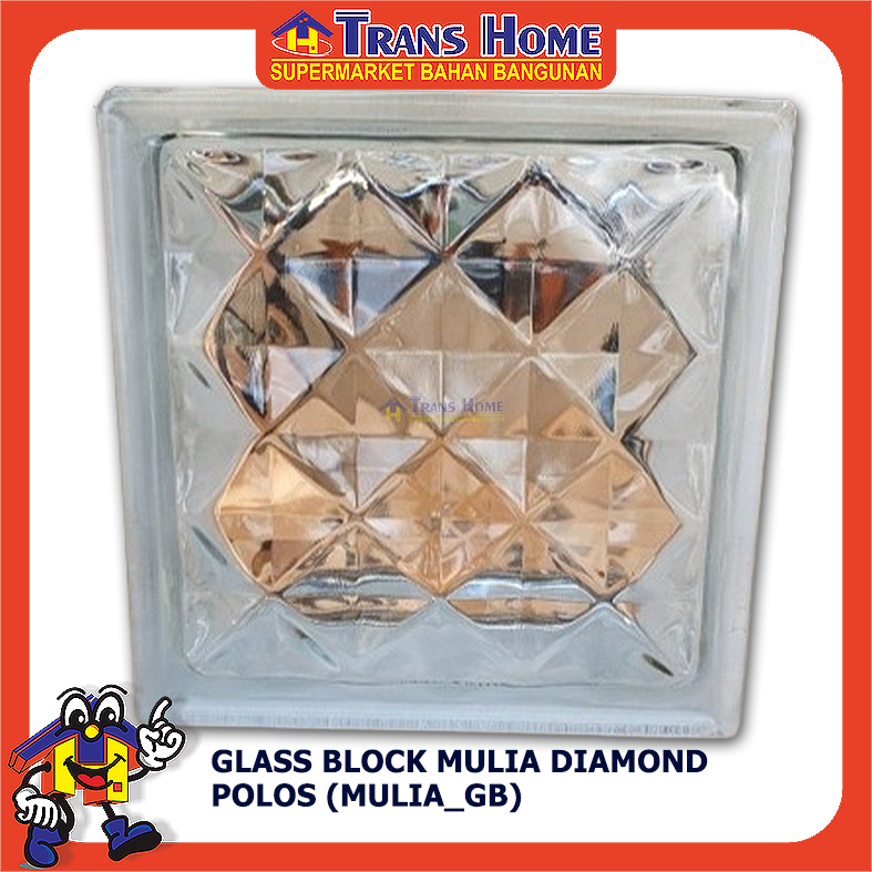 Jual Glass Block Mulia Diamond Polos (MULIA_GB) | Shopee Indonesia