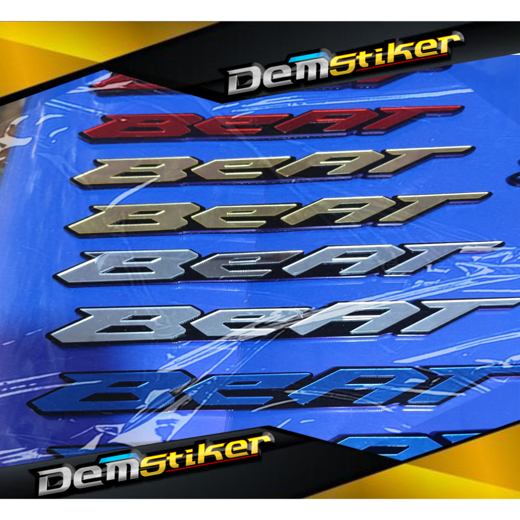 Jual STIKER BEAT EMBLEM AKRILIK STIKER MOTOR VARIASI KEREN BERKUALITAS ...