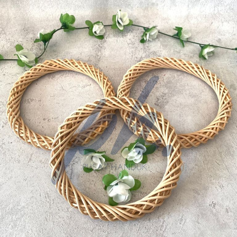 Jual TK RING ROTAN ULIR DIAMETER 15 CM - DEKORASI LAMARAN PERNIKAHAN ...