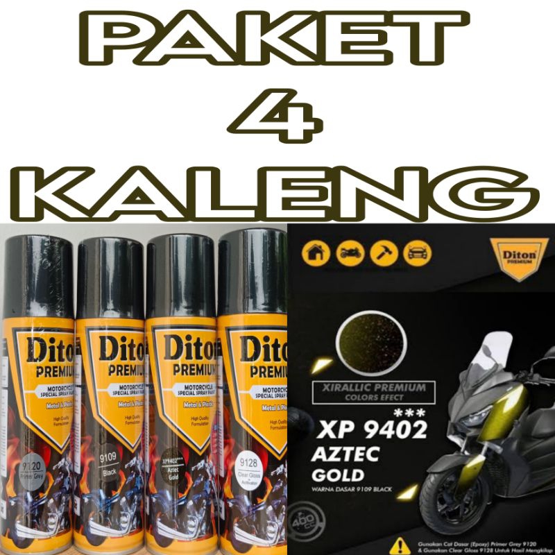 Jual PAKET 4 KALENG pilok pilox diton premium AZTEC GOLD XP 9402 ...
