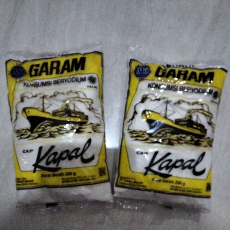 Jual Garam Cap Kapal 250 gr | Shopee Indonesia