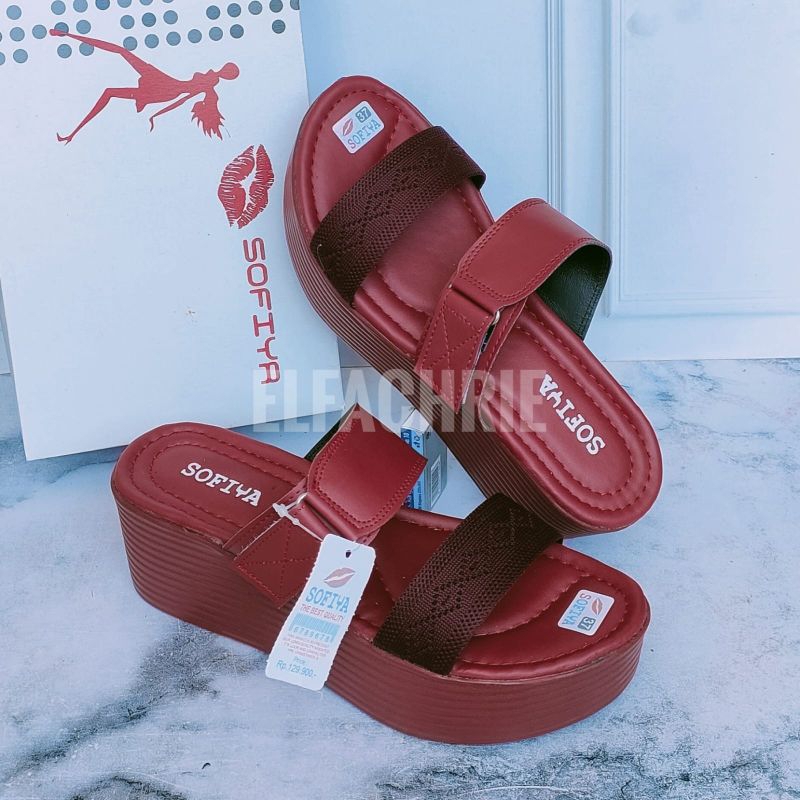 Jual Wedges Sofiya/SANDAL SOFIYA WANITA HAK TERBARU/SANDAL SLOP WANITA ...