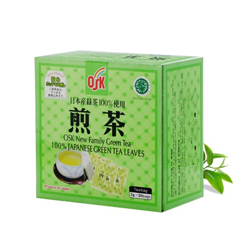 Jual Teh Hijau Green Tea Jepang / OSK Japanese Green Tea 50 Sachet | Shopee Indonesia