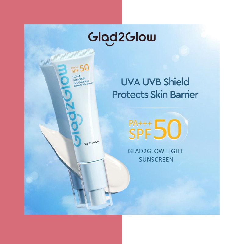 Jual GLAD2GLOW All Series | Sunscreen SPF 50 PA+++ | Centella Soothing ...
