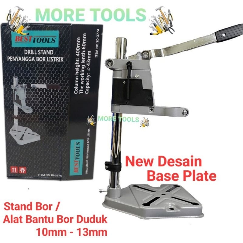Jual Stand Mesin Bor Tangan Stand Drill Alumunium Base Dudukan Mesin Bor Tangan Menjadi Bor ...