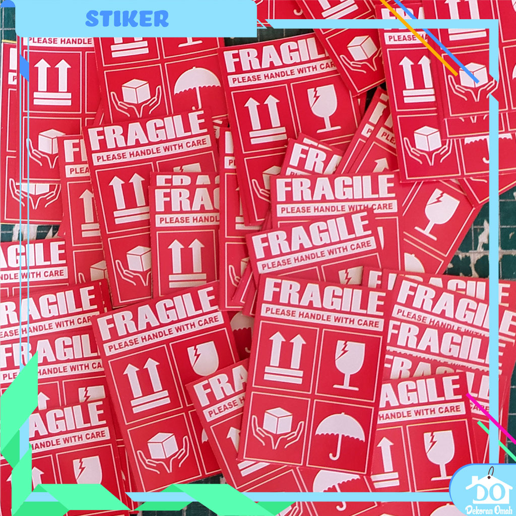 Jual Stiker Fragile / Stiker Pecah Belah - Sticker Jangan Dibanting ...