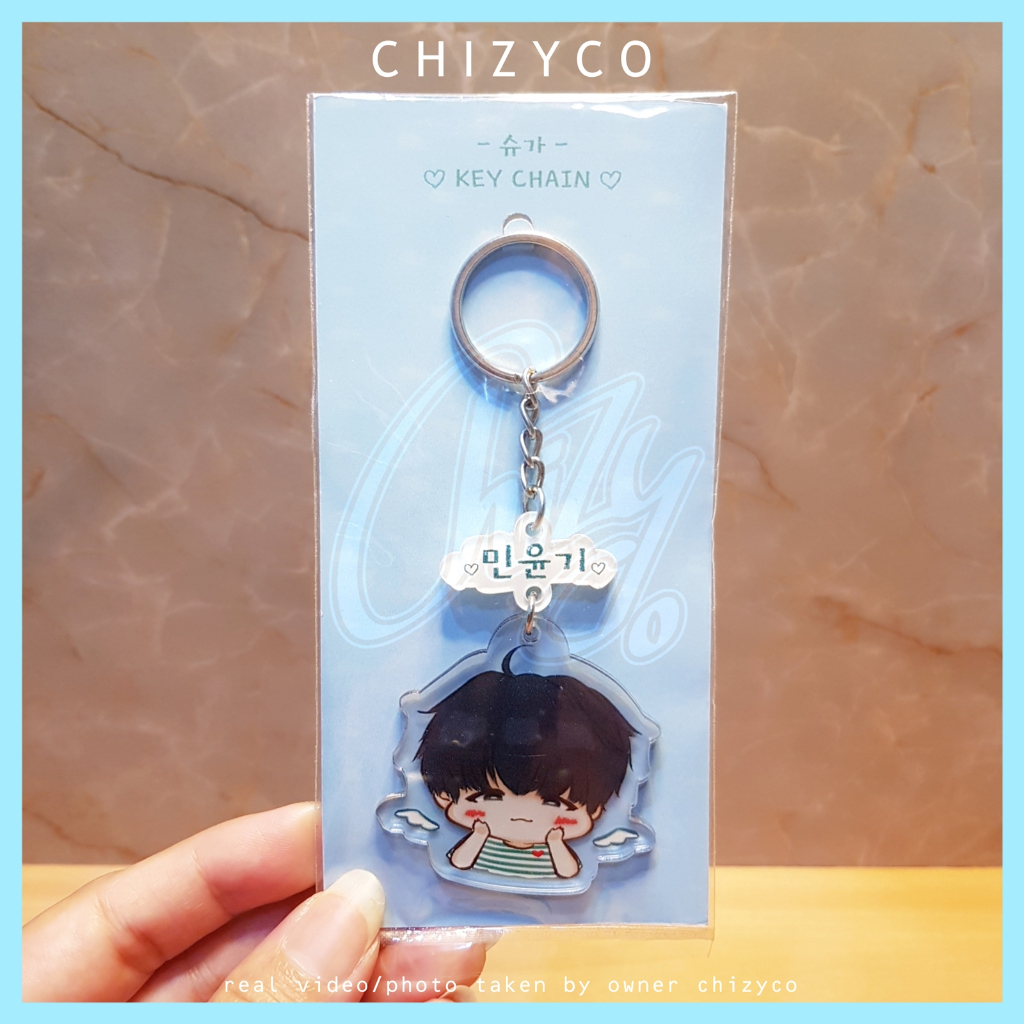 Jual BTS SUGA KEYCHAIN | GANTUNGAN KUNCI SUGA | Shopee Indonesia