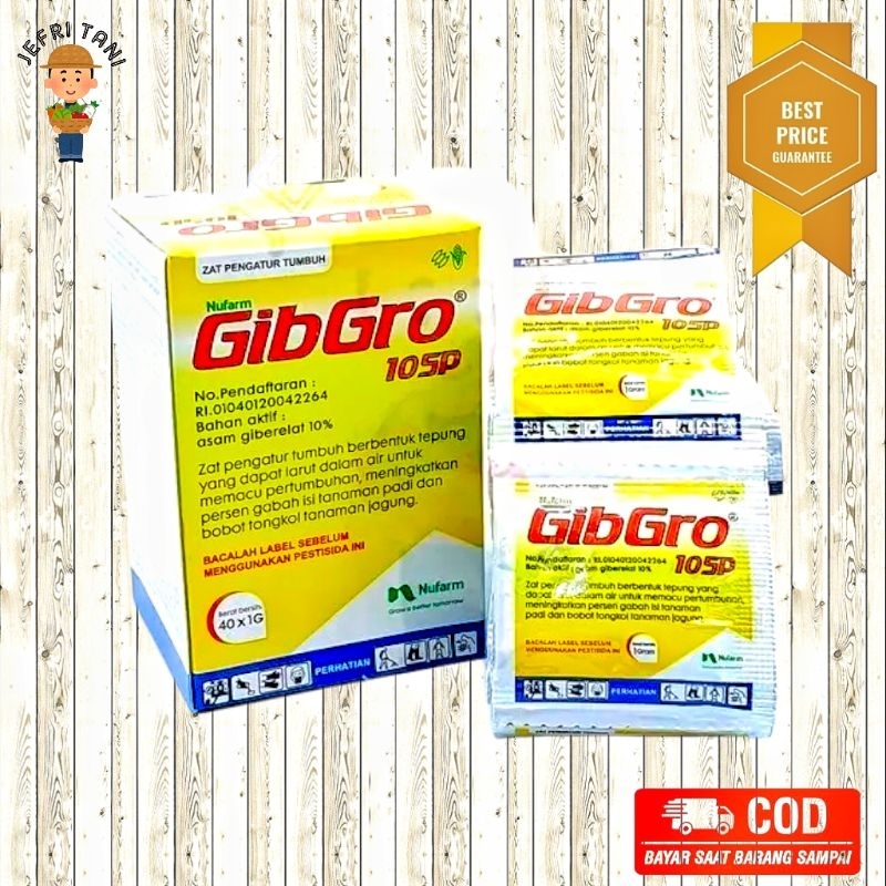 Jual ZPT GibGro 10 SP - gibgro sacet Kemasan 1 gram Nufarm | Shopee ...