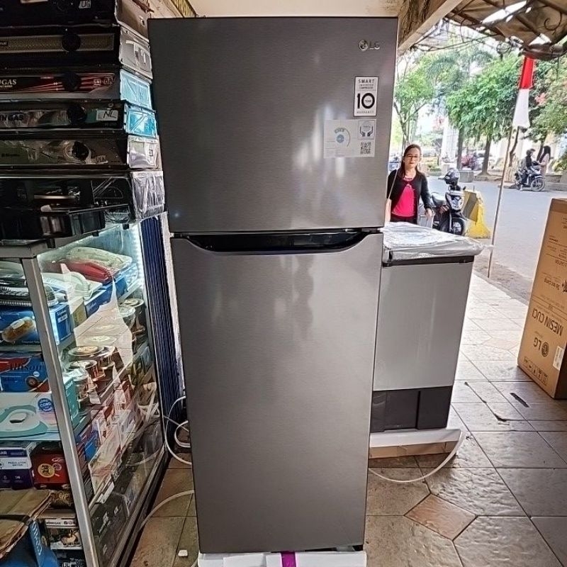 Jual KULKAS LG 2 PINTU INVERTER GARANSI 10 TAHUN 209 LITER GNB 222 SQIB | Shopee Indonesia