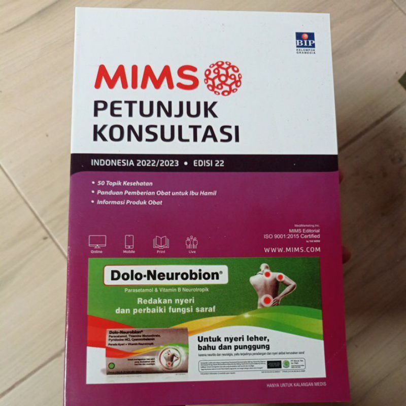 Jual MIMS petunjuk konsultasi 2023 terbaru | Shopee Indonesia