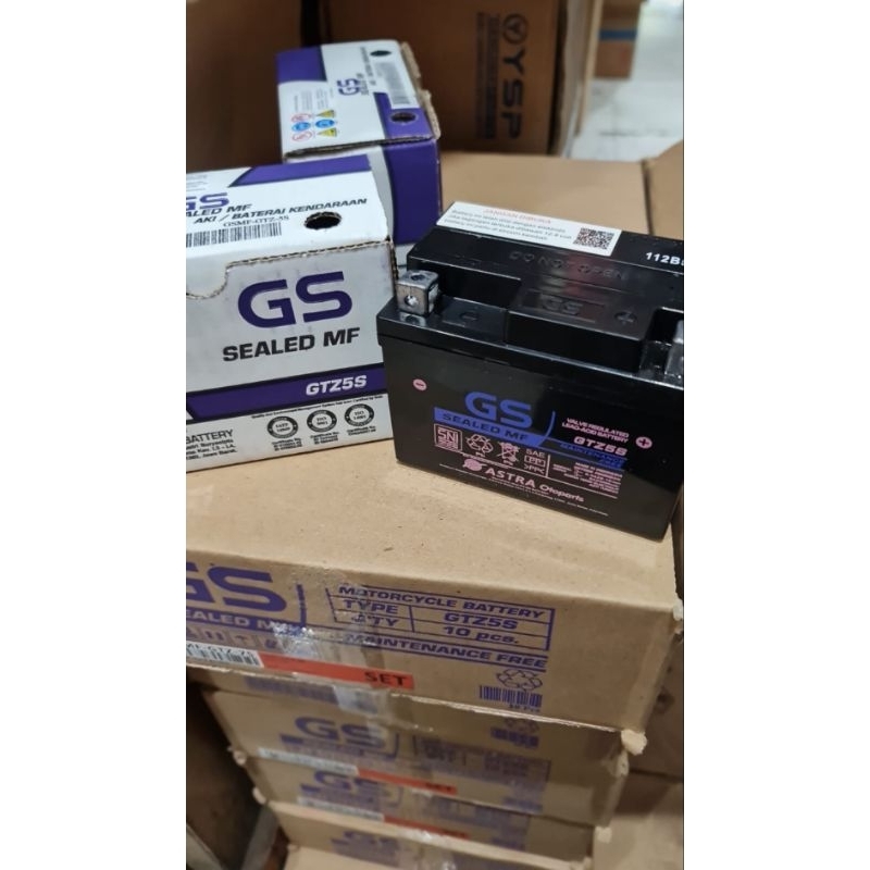 Jual aki accu gs gtz5s (bebek n matic) | Shopee Indonesia