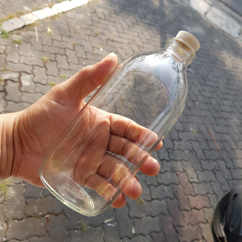 Jual / 6 ( ENAM ) PCS 500ML BOTOL ASI KACA 500 ML / botol susu / botol ...