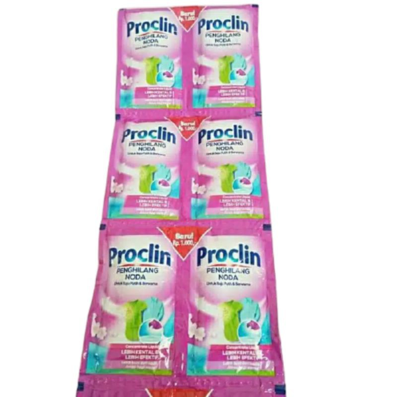Jual PROCLIN PENGHILANG NODA SACHET RENCENG (24) X 12.5 ML | Shopee ...