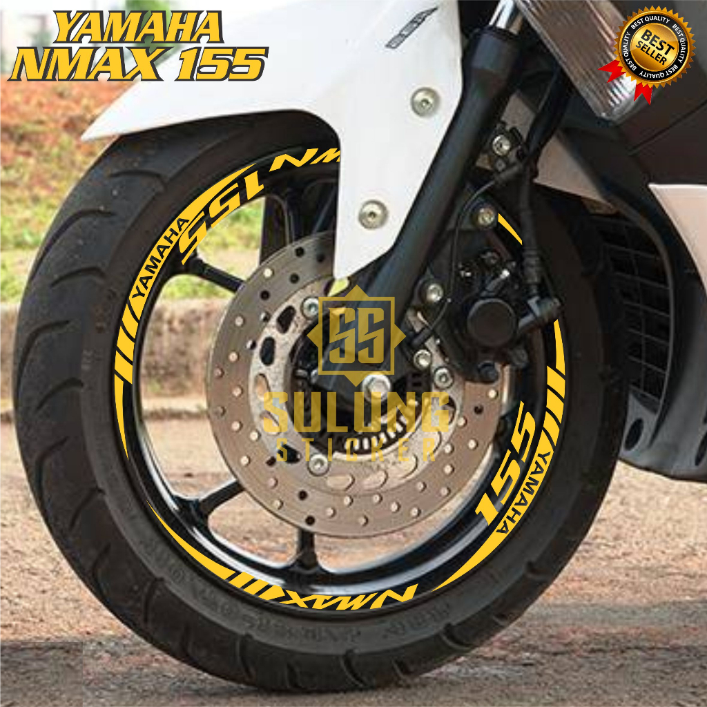 Jual Stiker Lis Velg Motor Yamaha NMAX Cutting Sticker Variasi ...